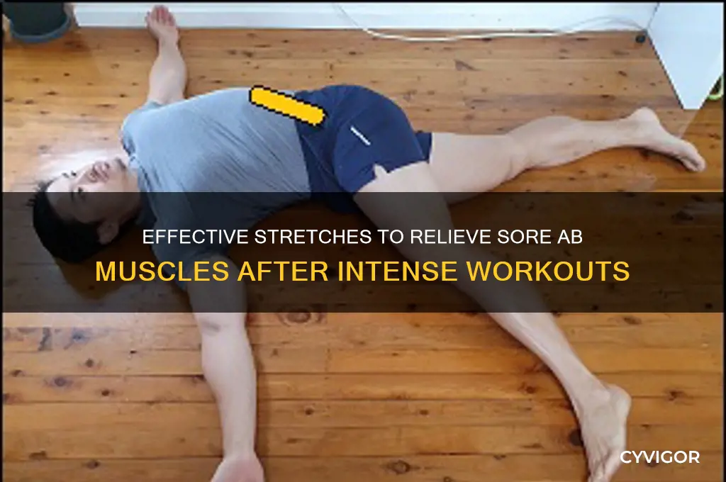 Effective Stretches To Relieve Sore Ab Muscles After Intense Workouts ...