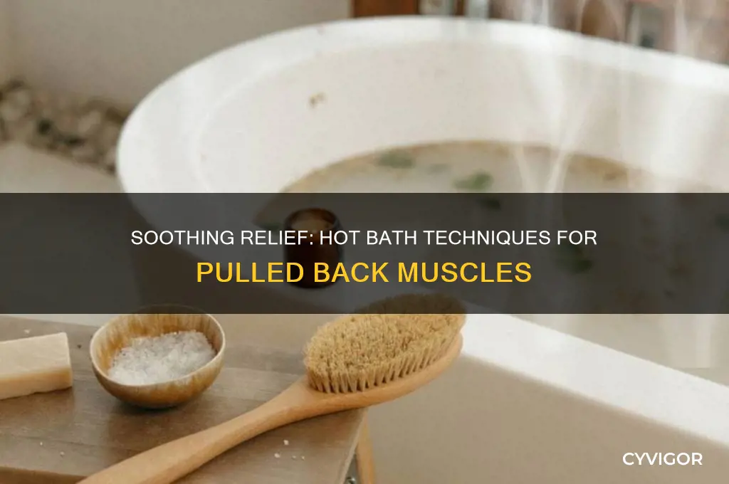 Soothing Relief: Hot Bath Techniques For Pulled Back Muscles | CyVigor