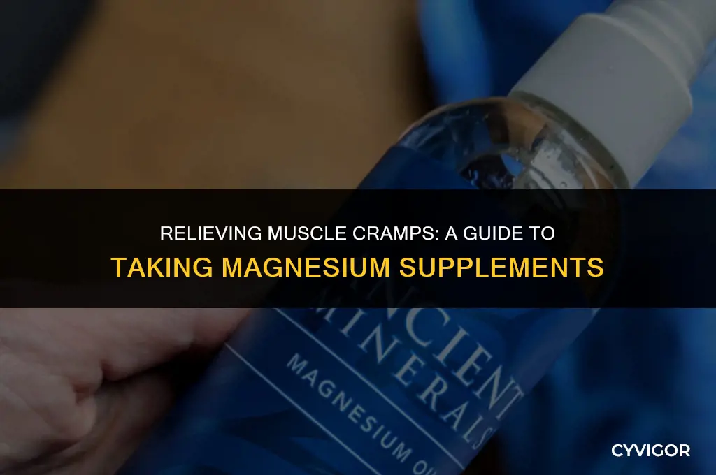 Relieving Muscle Cramps: A Guide To Taking Magnesium Supplements | CyVigor
