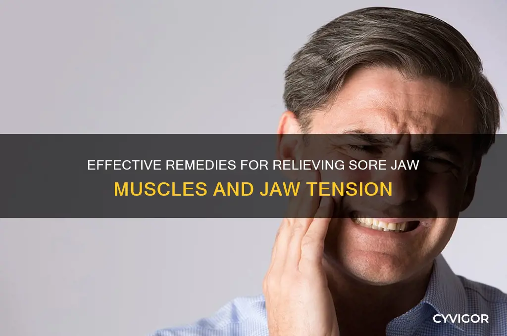 Effective Remedies For Relieving Sore Jaw Muscles And Jaw Tension | CyVigor