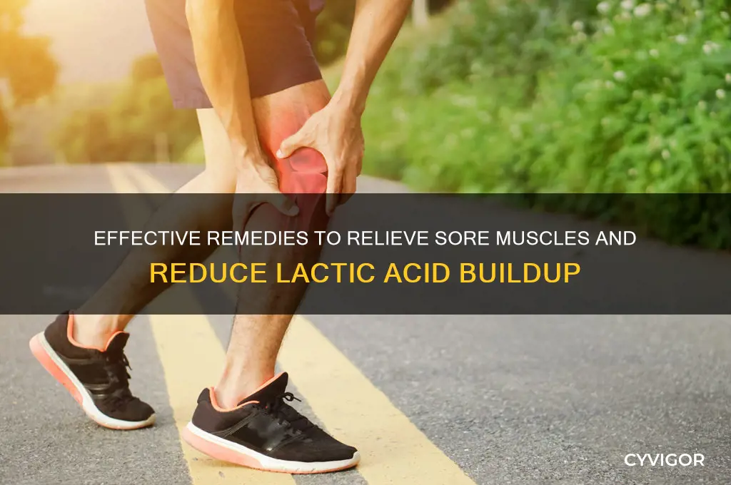 Effective Remedies To Relieve Sore Muscles And Reduce Lactic Acid ...