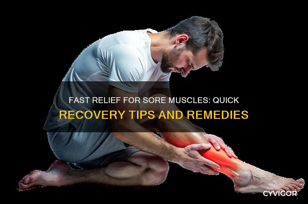 Fast Relief For Sore Muscles: Quick Recovery Tips And Remedies | CyVigor