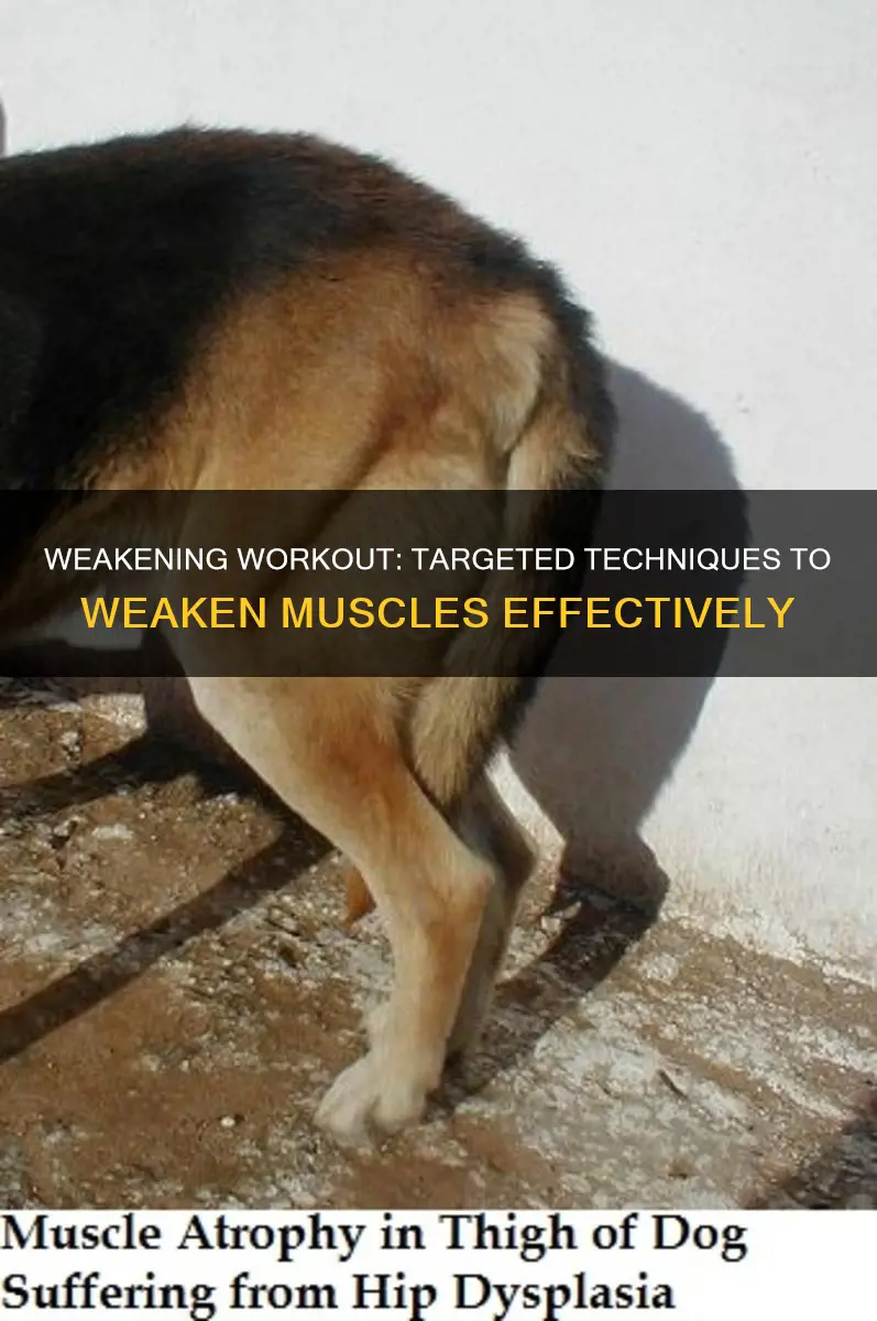 Weakening Workout: Targeted Techniques To Weaken Muscles Effectively ...