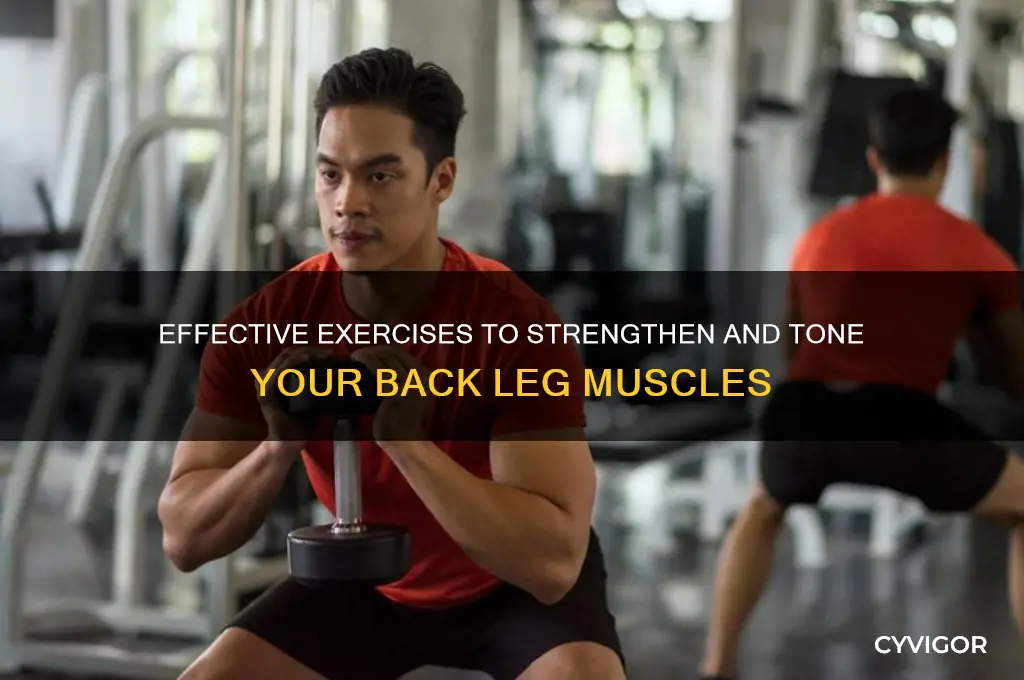 Effective Exercises To Strengthen And Tone Your Back Leg Muscles | CyVigor