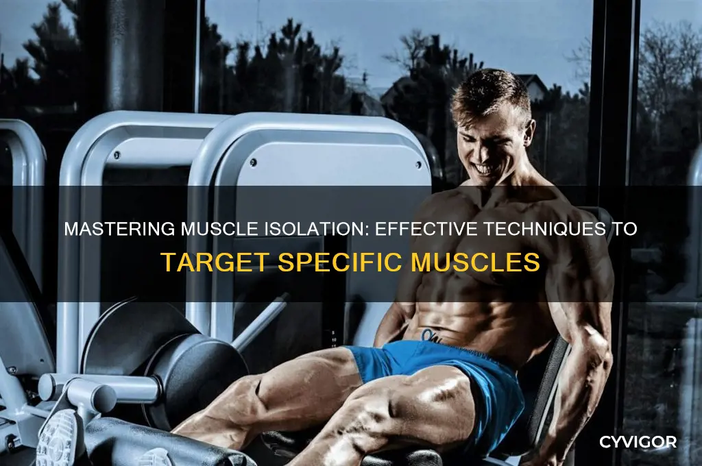 Mastering Muscle Isolation: Effective Techniques To Target Specific ...