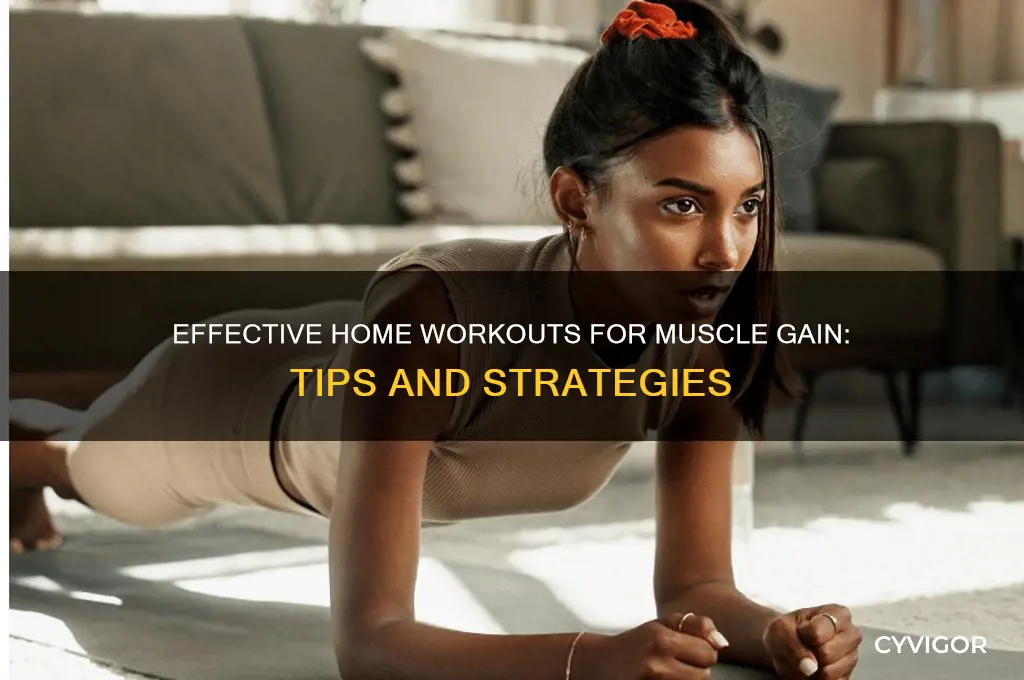 Effective Home Workouts For Muscle Gain: Tips And Strategies | CyVigor