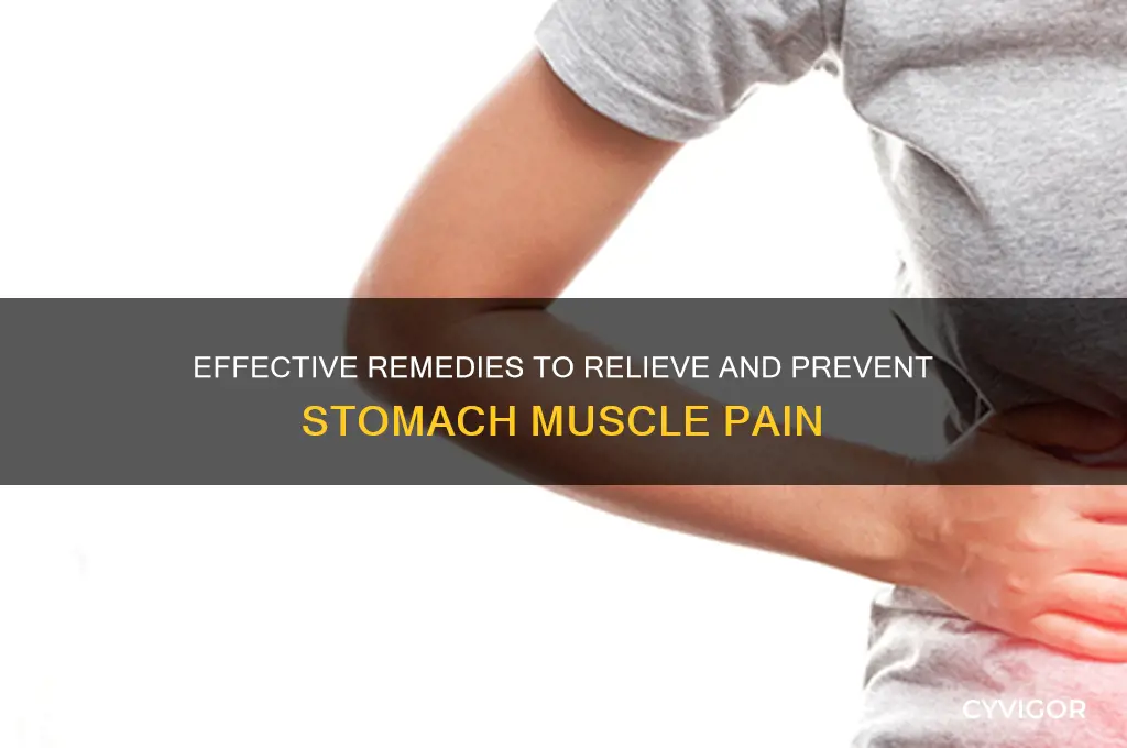 Effective Remedies To Relieve And Prevent Stomach Muscle Pain | CyVigor