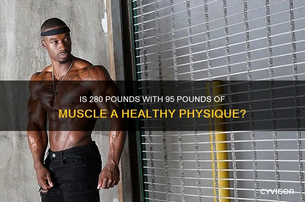 Is 280 Pounds With 95 Pounds Of Muscle A Healthy Physique? | CyVigor
