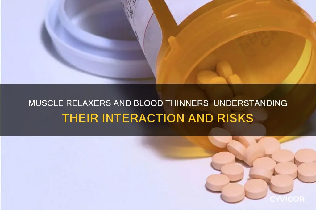 Muscle Relaxers And Blood Thinners: Understanding Their Interaction And ...