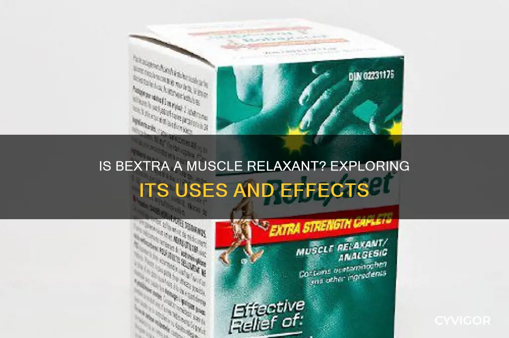 Is Bextra A Muscle Relaxant? Exploring Its Uses And Effects | CyVigor