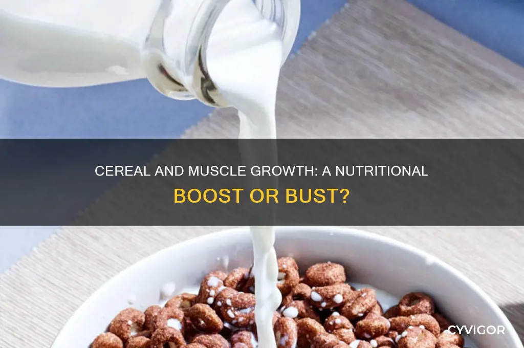 Cereal And Muscle Growth: A Nutritional Boost Or Bust? | CyVigor
