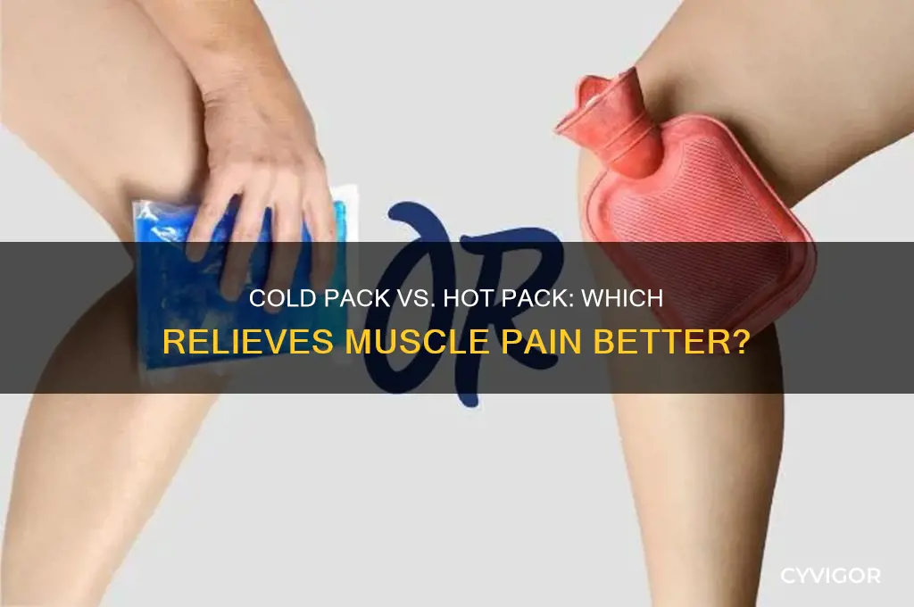 Cold Pack Vs. Hot Pack: Which Relieves Muscle Pain Better? | CyVigor
