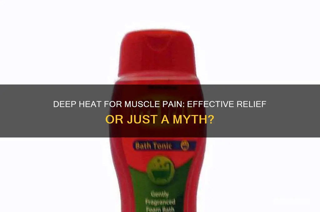 Deep Heat For Muscle Pain: Effective Relief Or Just A Myth? | CyVigor