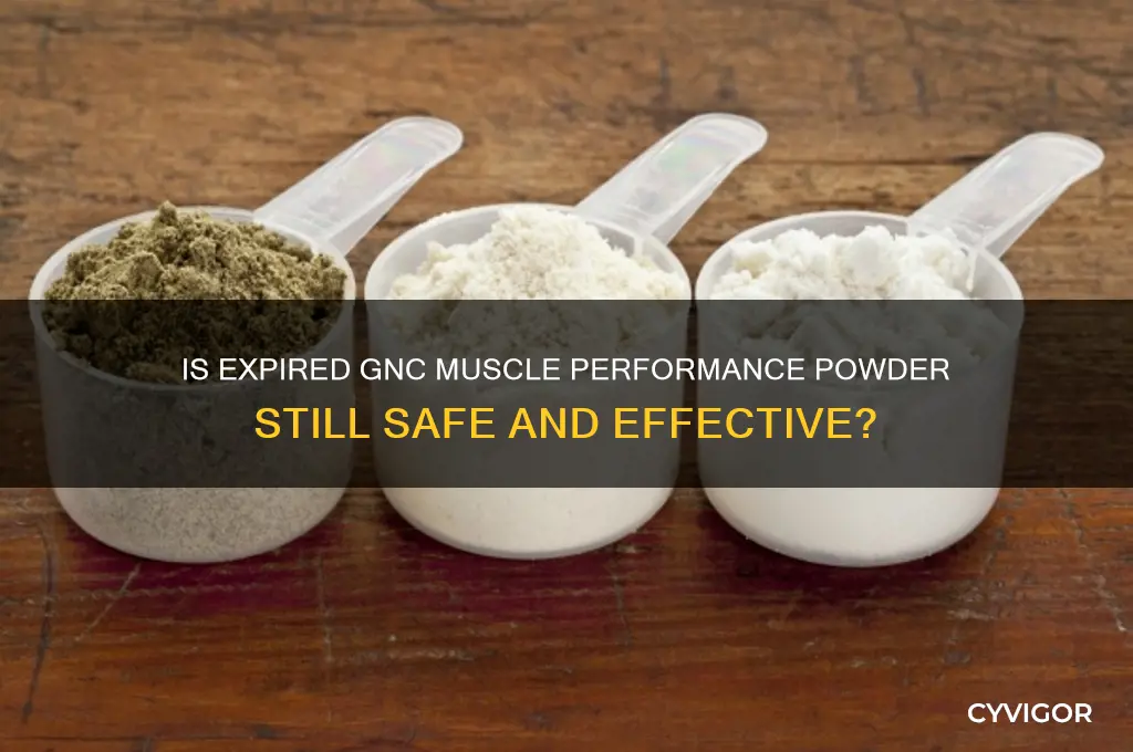 Is Expired Gnc Muscle Performance Powder Still Safe And Effective ...