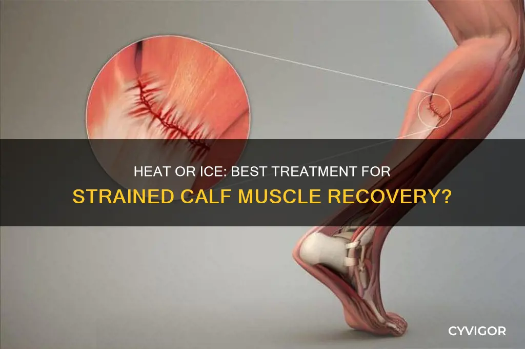 Heat Or Ice: Best Treatment For Strained Calf Muscle Recovery? | CyVigor