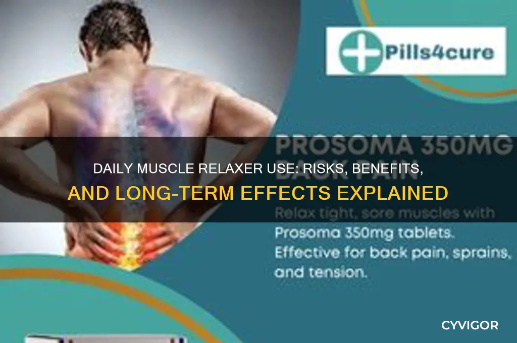 Daily Muscle Relaxer Use: Risks, Benefits, And Long-Term Effects ...
