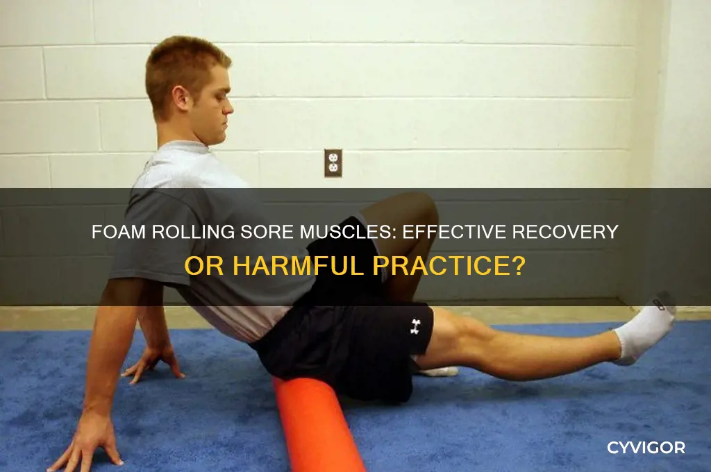 Foam Rolling Sore Muscles: Effective Recovery Or Harmful Practice ...