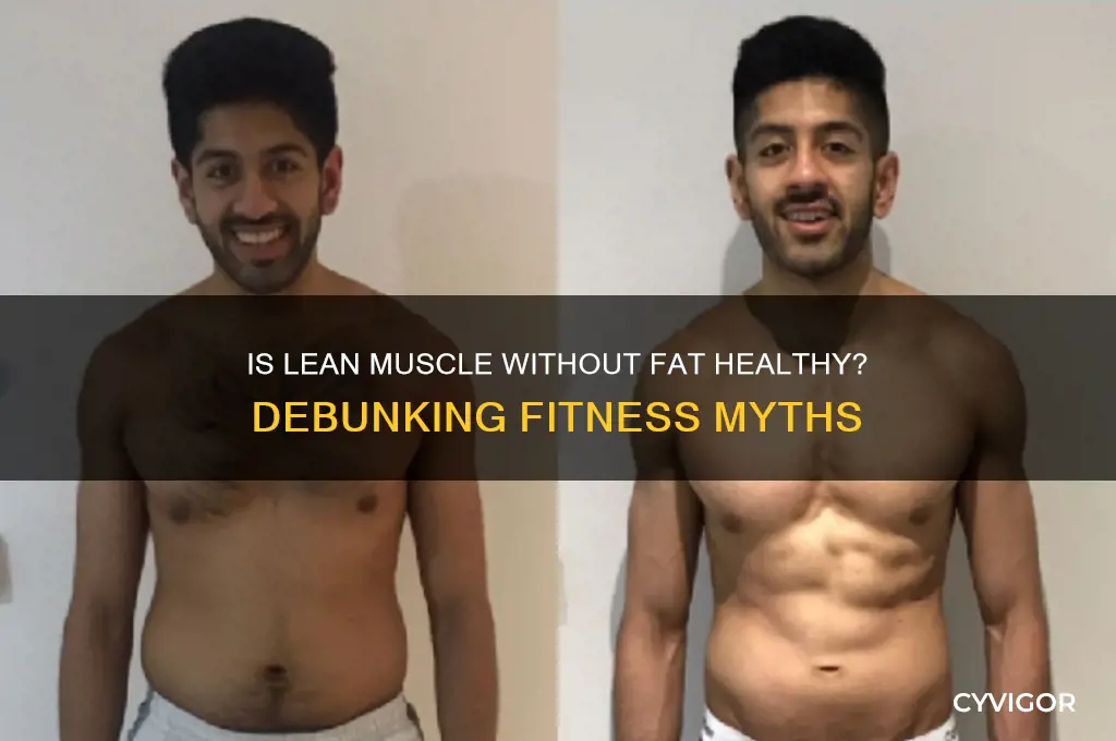 Is Lean Muscle Without Fat Healthy? Debunking Fitness Myths | CyVigor