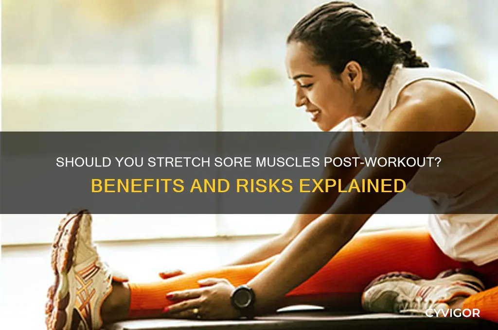 Should You Stretch Sore Muscles Post-Workout? Benefits And Risks ...