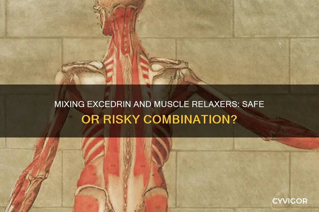Mixing Excedrin And Muscle Relaxers: Safe Or Risky Combination? | CyVigor
