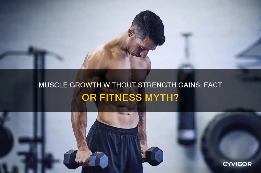 Muscle Growth Without Strength Gains: Fact Or Fitness Myth? | CyVigor