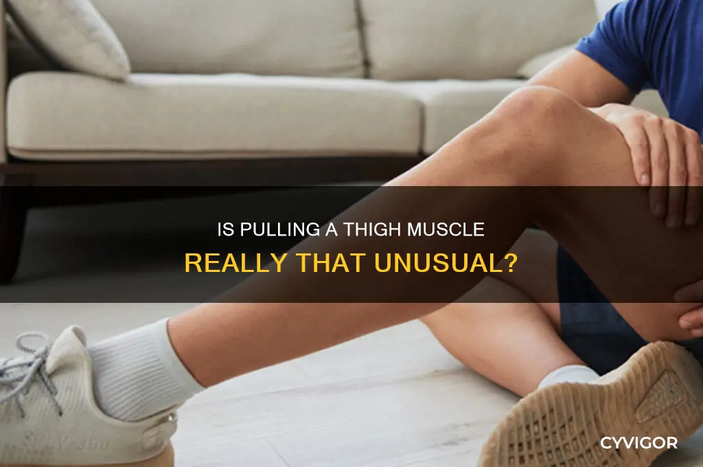 Is Pulling A Thigh Muscle Really That Unusual? | CyVigor