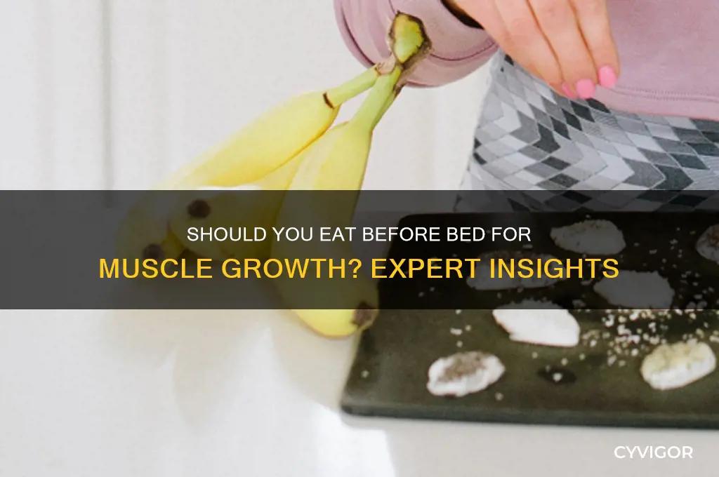 Should You Eat Before Bed For Muscle Growth? Expert Insights | CyVigor