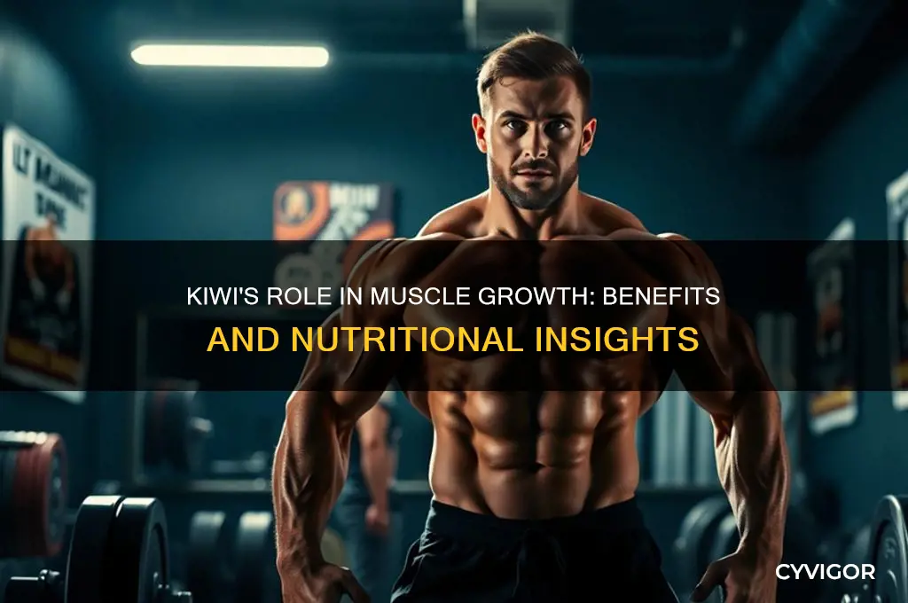 Kiwi's Role In Muscle Growth: Benefits And Nutritional Insights | CyVigor