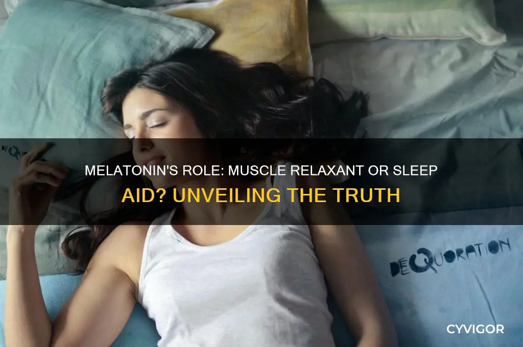 Melatonin's Role: Muscle Relaxant Or Sleep Aid? Unveiling The Truth ...