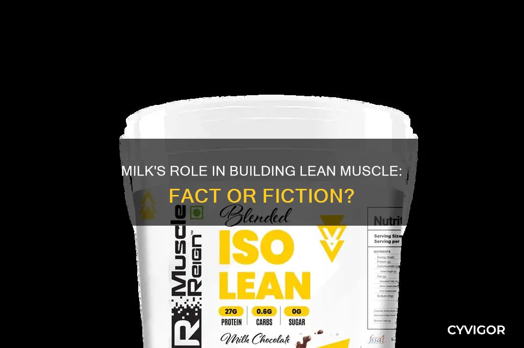 Milk's Role In Building Lean Muscle: Fact Or Fiction? | CyVigor