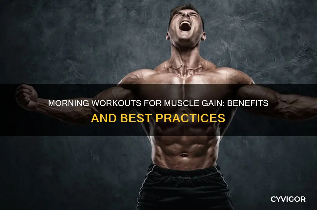 Morning Workouts For Muscle Gain: Benefits And Best Practices | CyVigor