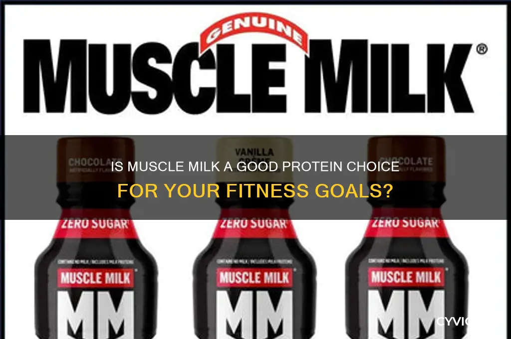 Is Muscle Milk A Good Protein Choice For Your Fitness Goals? | CyVigor