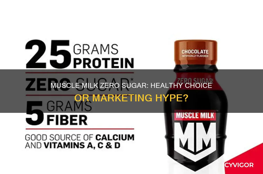 Muscle Milk Zero Sugar: Healthy Choice Or Marketing Hype? | CyVigor
