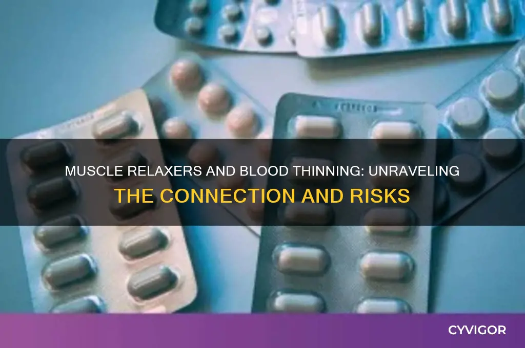 Muscle Relaxers And Blood Thinning: Unraveling The Connection And Risks ...