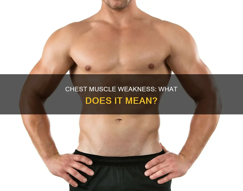 Chest Muscle Weakness: What Does It Mean? | CyVigor