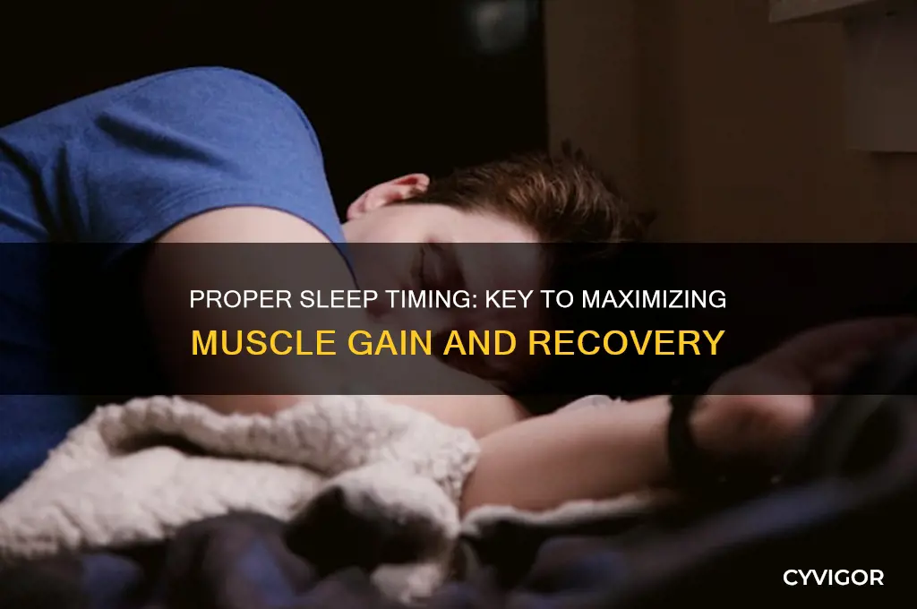 Proper Sleep Timing: Key To Maximizing Muscle Gain And Recovery | CyVigor