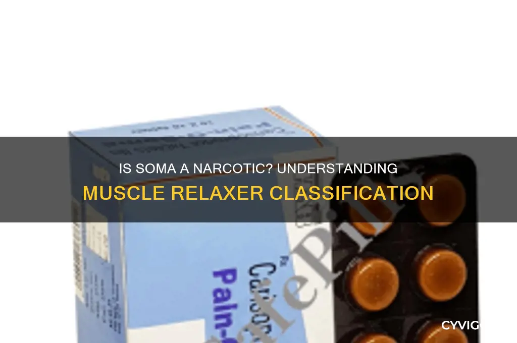 Is Soma A Narcotic? Understanding Muscle Relaxer Classification | CyVigor