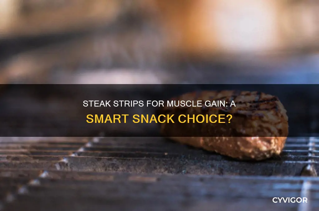 Steak Strips For Muscle Gain: A Smart Snack Choice? | CyVigor