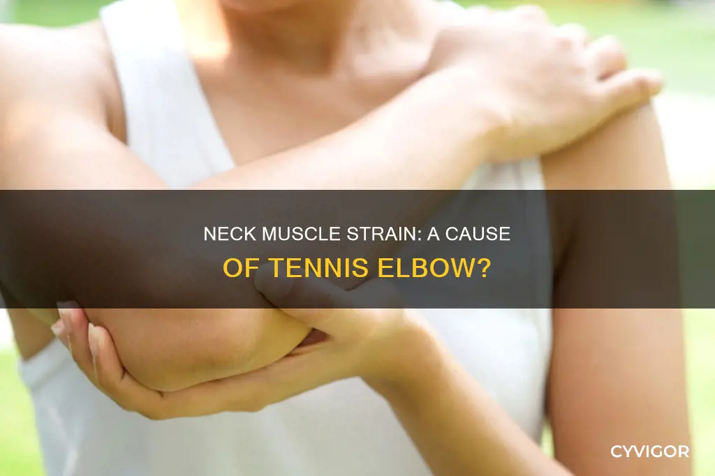 Neck Muscle Strain: A Cause Of Tennis Elbow? | CyVigor