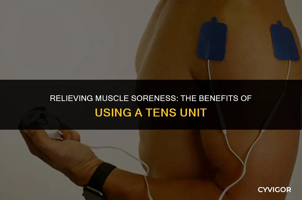 Relieving Muscle Soreness: The Benefits Of Using A Tens Unit | CyVigor