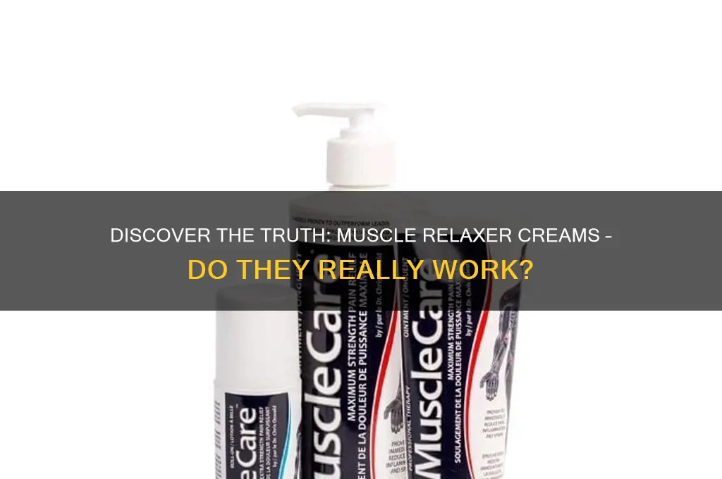 Discover The Truth: Muscle Relaxer Creams – Do They Really Work? | CyVigor