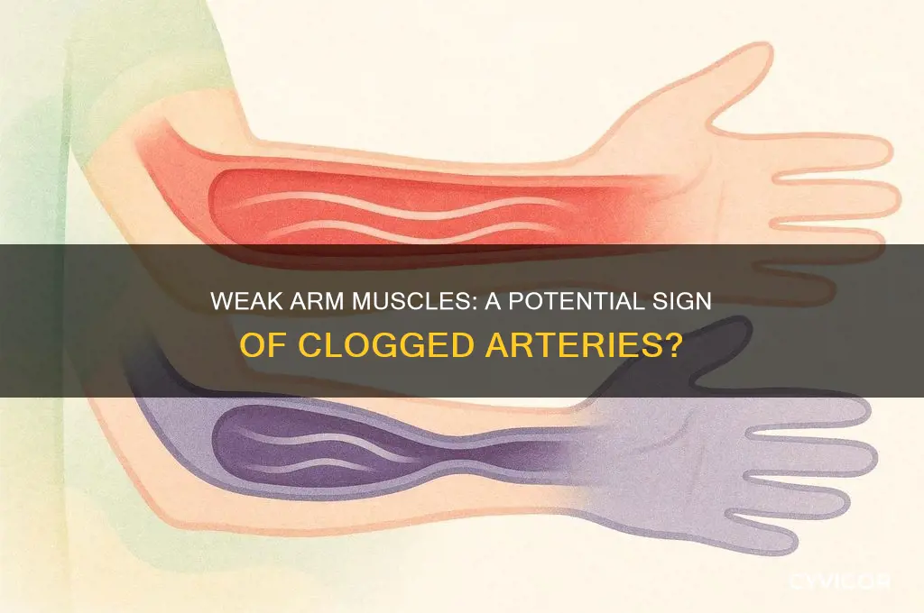 Weak Arm Muscles: A Potential Sign Of Clogged Arteries? | CyVigor