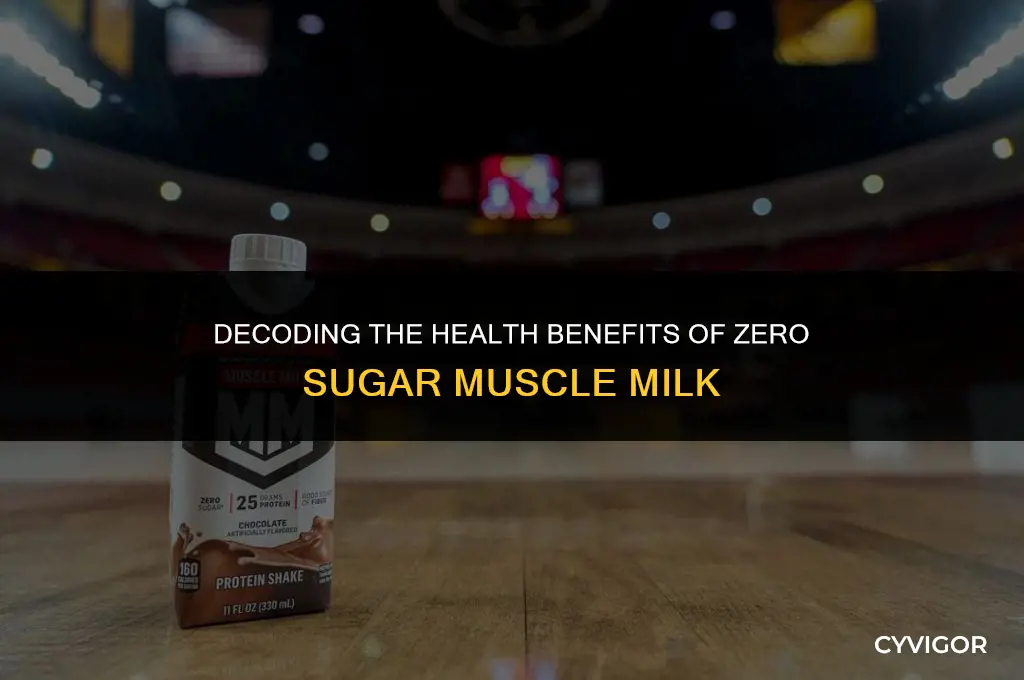 Decoding The Health Benefits Of Zero Sugar Muscle Milk | CyVigor