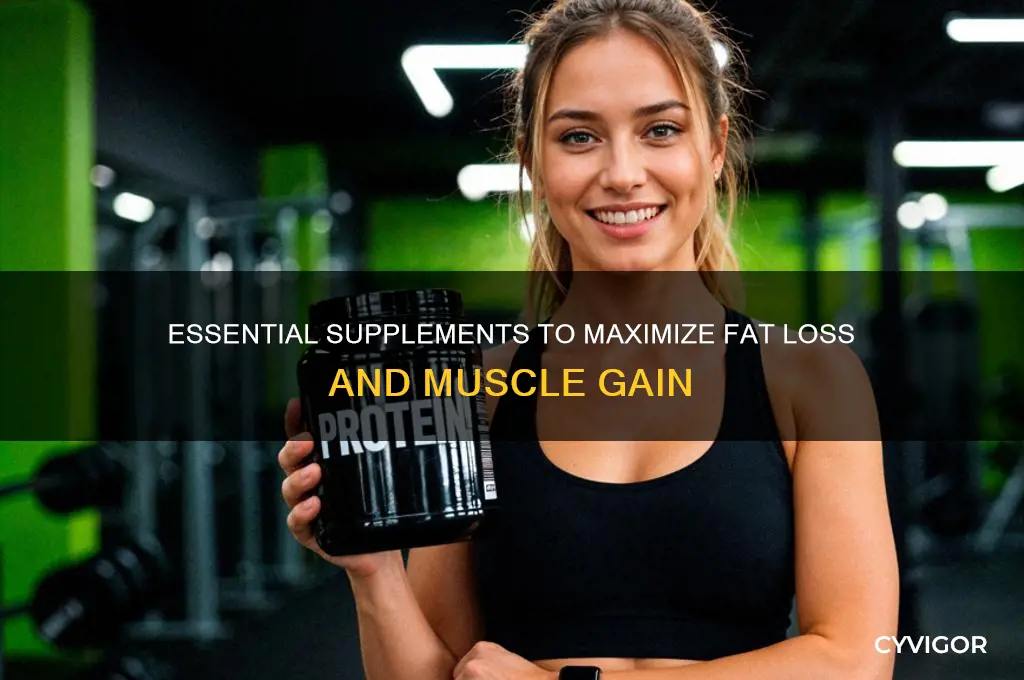 Essential Supplements To Maximize Fat Loss And Muscle Gain | CyVigor