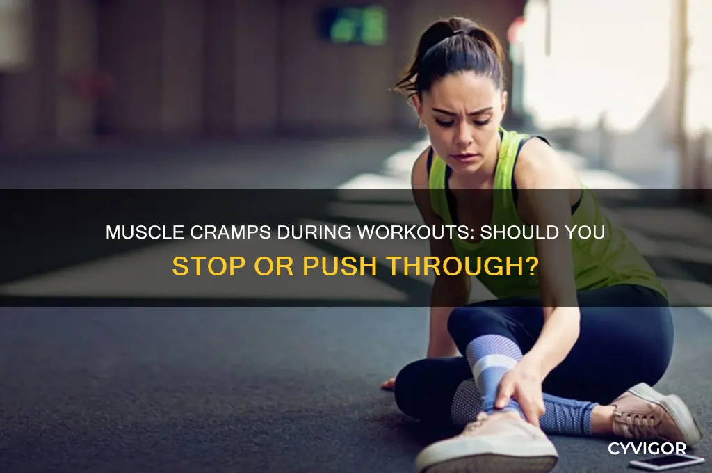 Muscle Cramps During Workouts: Should You Stop Or Push Through? | CyVigor