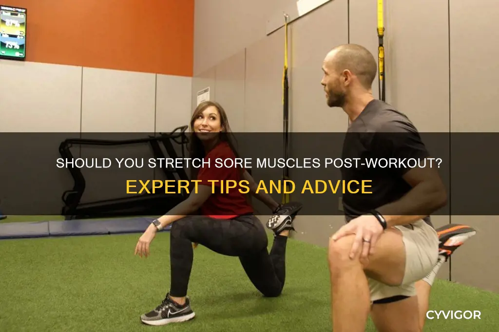 Should You Stretch Sore Muscles Post-Workout? Expert Tips And Advice ...