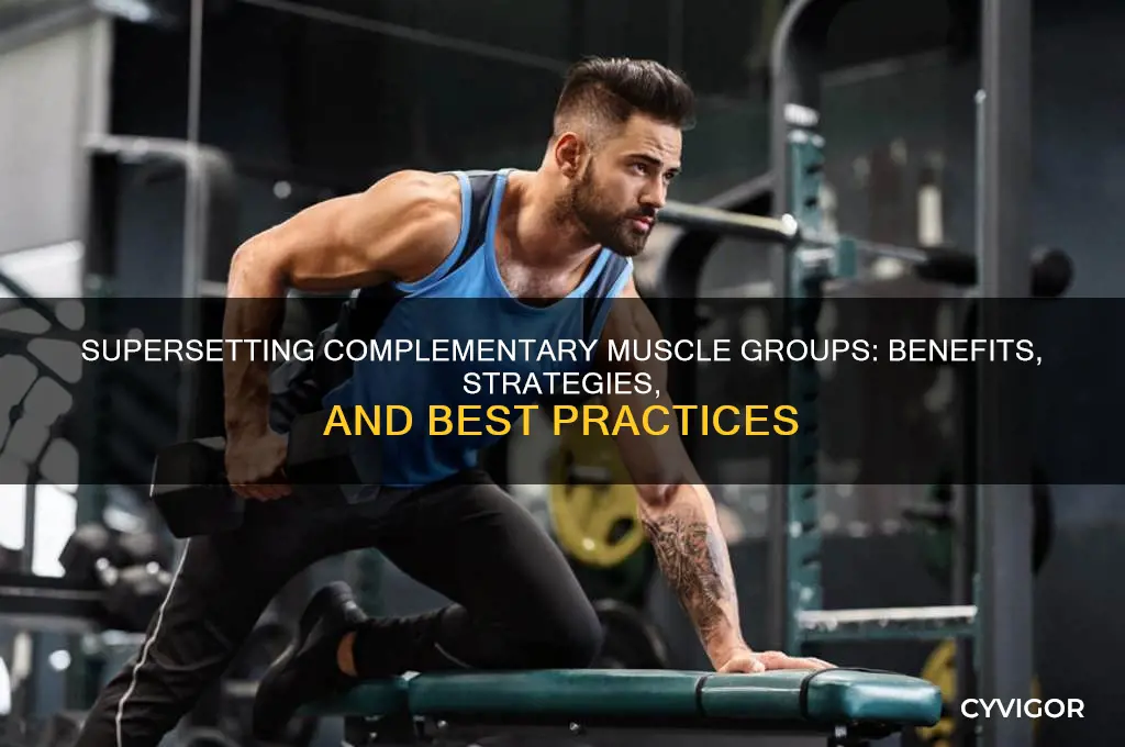 Supersetting Complementary Muscle Groups: Benefits, Strategies, And ...