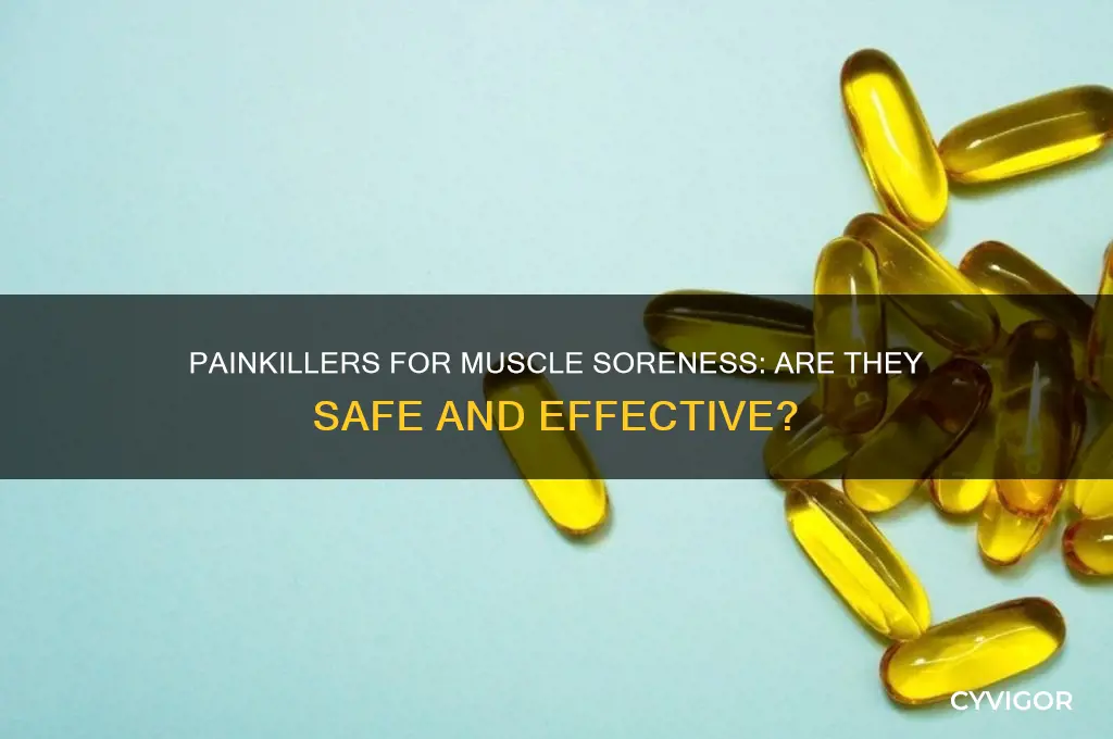 Painkillers For Muscle Soreness: Are They Safe And Effective? | CyVigor
