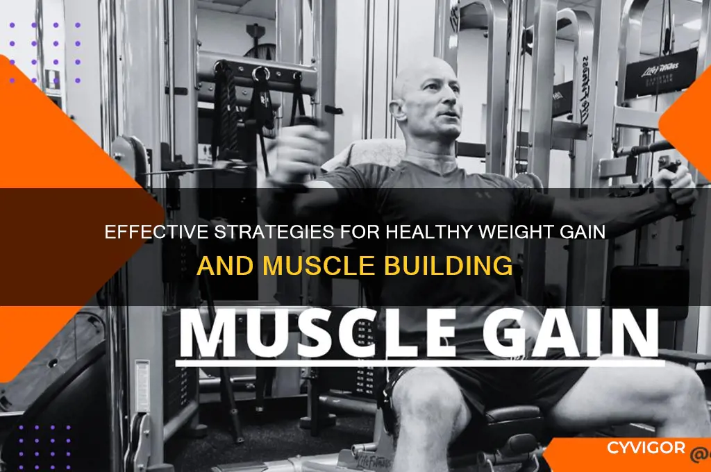 Effective Strategies For Healthy Weight Gain And Muscle Building | CyVigor
