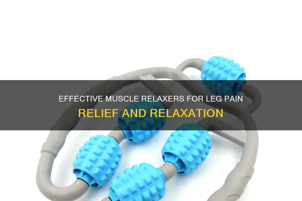 Effective Muscle Relaxers For Leg Pain Relief And Relaxation | CyVigor
